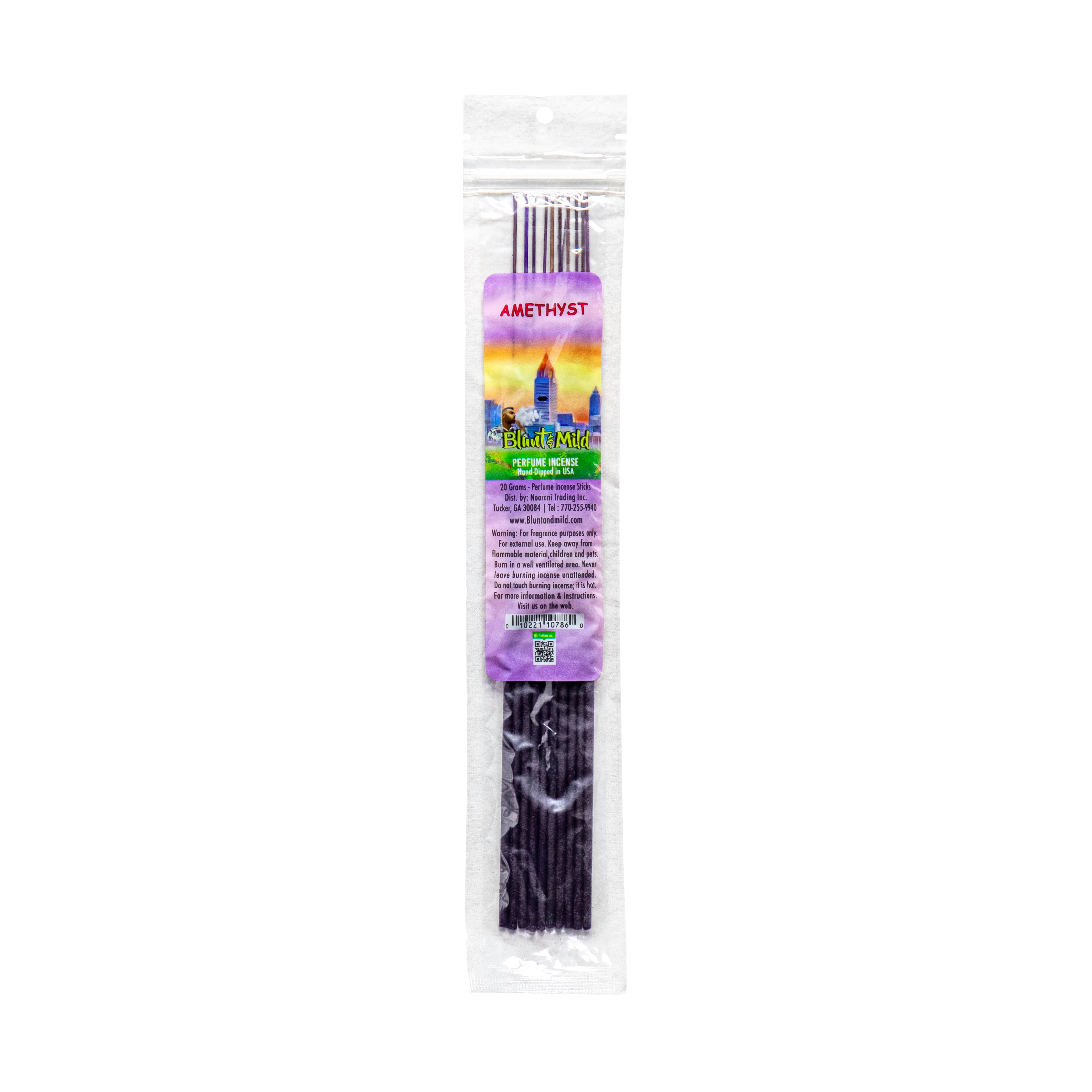 Amethyst Hand-Dipped Incense - Blunt & Mild®